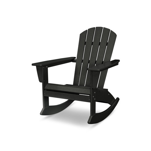 POLYWOOD® Nautical Adirondack Rocking Chair & Reviews | Wayfair