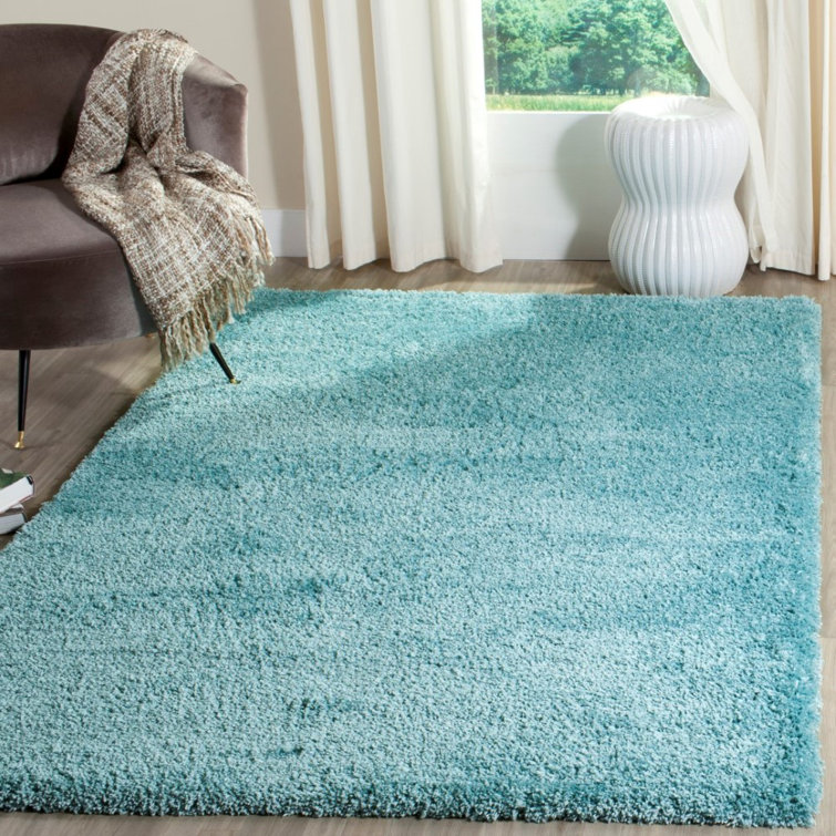 Wrought Studio Hornell Shag Performance Solid Color Rug & Reviews | Wayfair