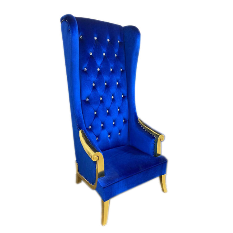 InfinityFurnitureImport Infinity Velvet Wingback Chair | Wayfair