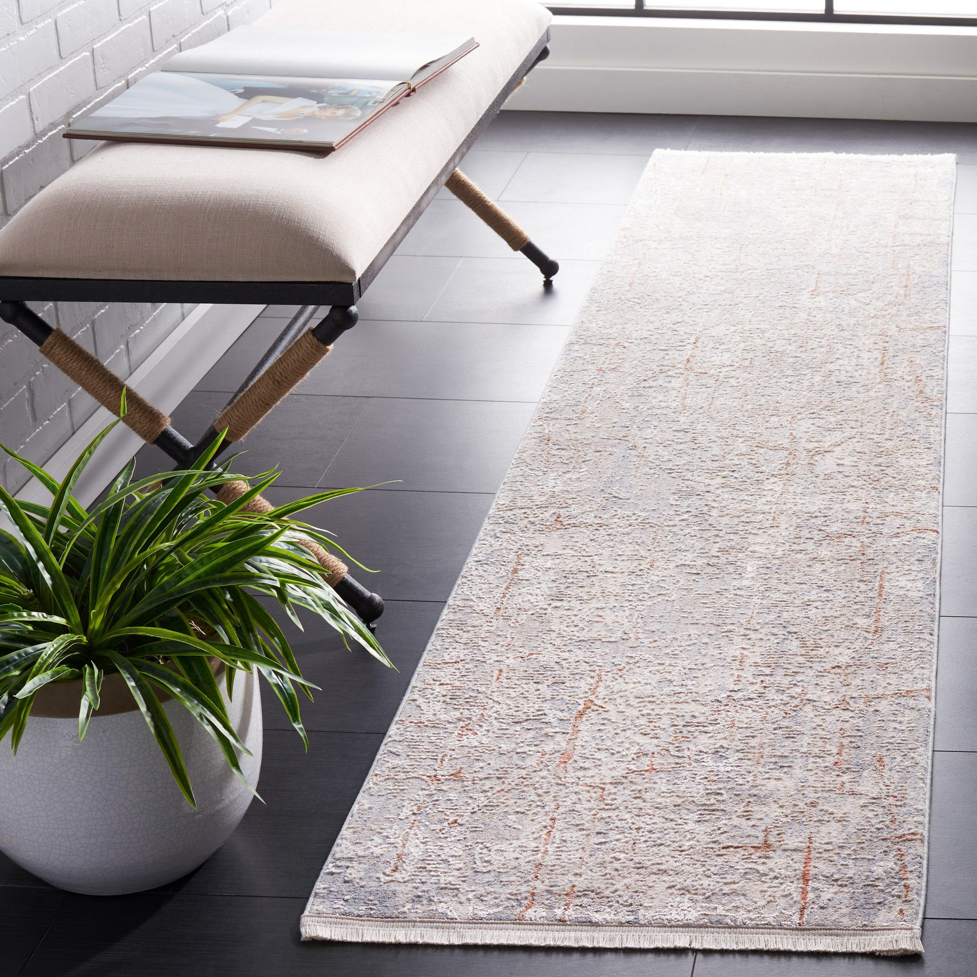 Foundry Select Breseis Performance Abstract Rug | Wayfair