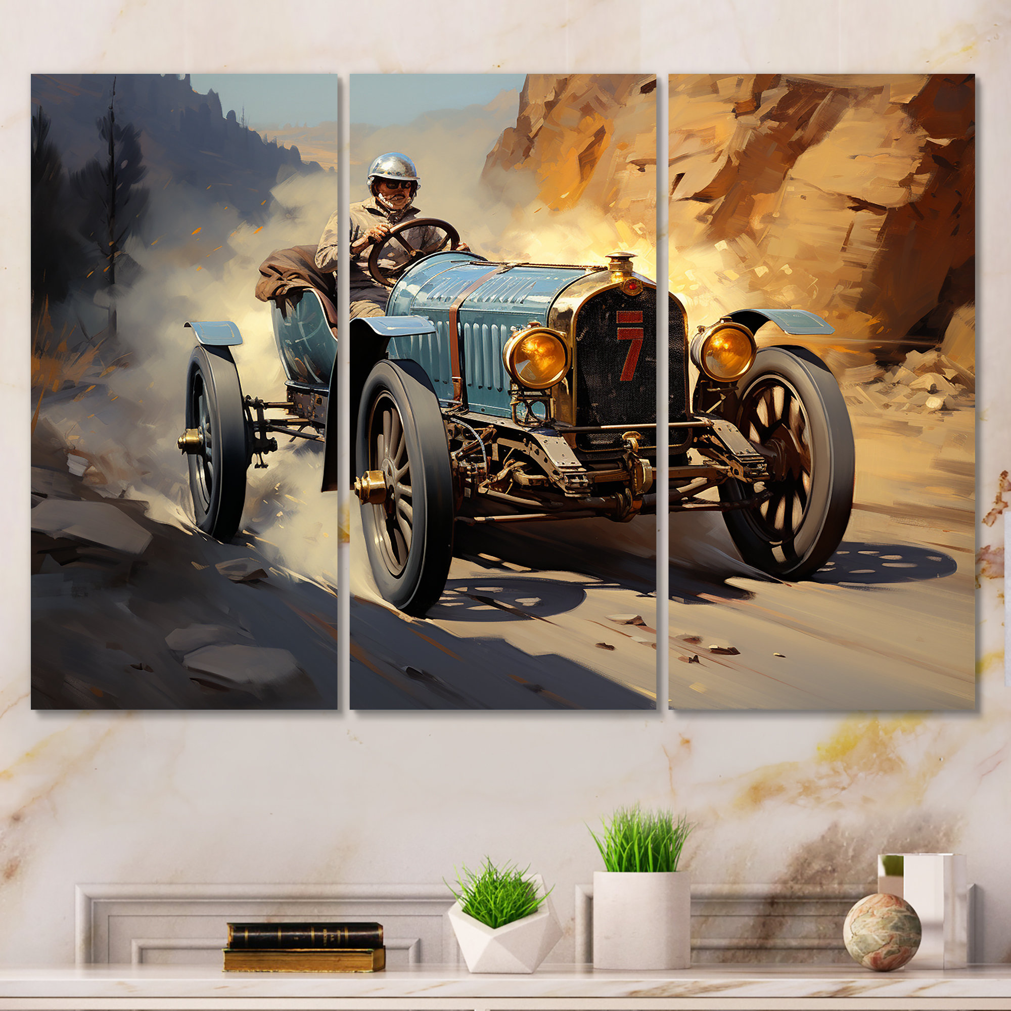 17 Stories Yellow And Blue Dusty Race Track Adventures - Race Tracks ...