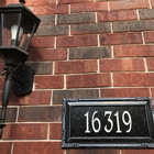 Whitehall Products Gardengate Personalized Grande 1-Line Wall Address ...