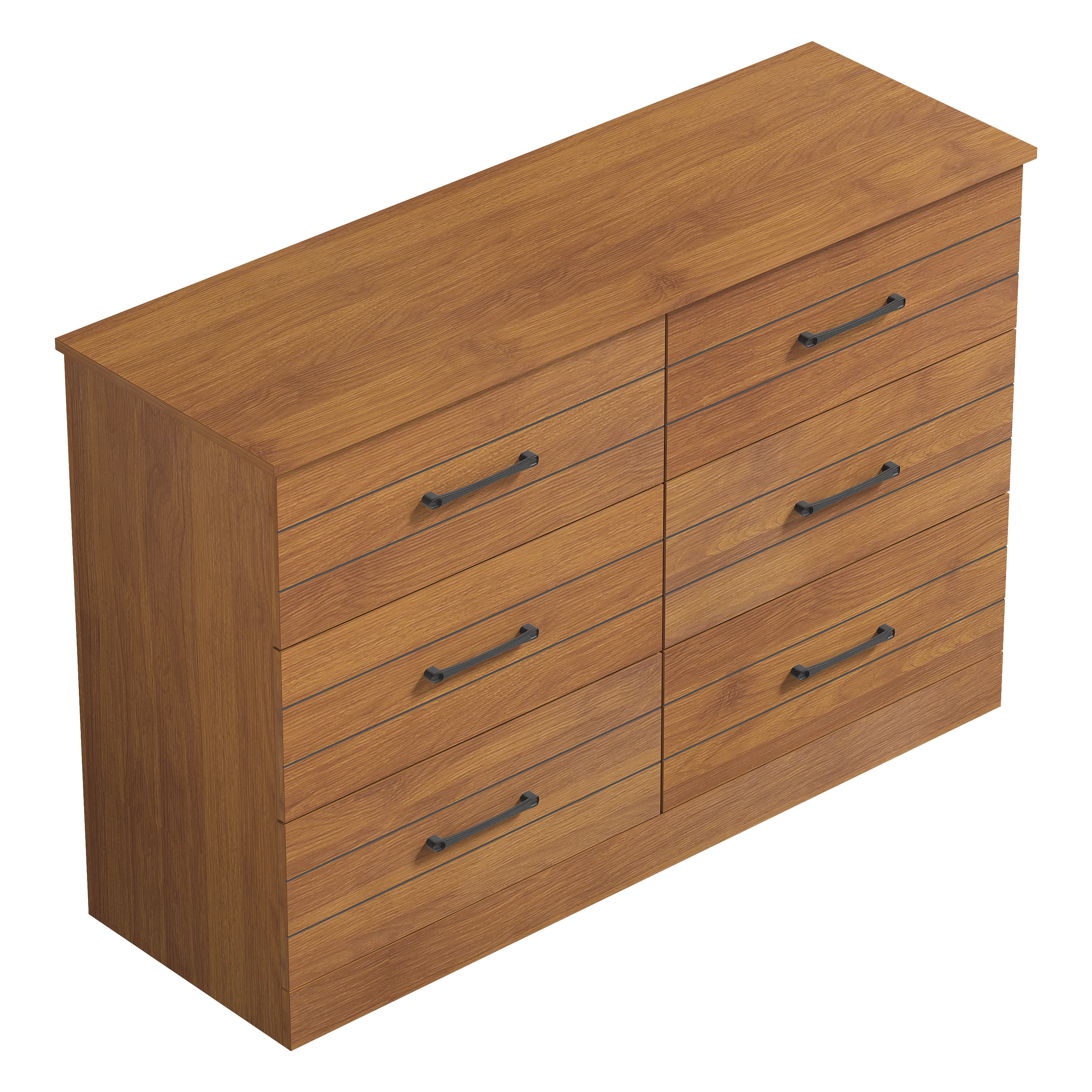 Latitude Run® Elis 6 Drawer Dresser (Interlock) | Wayfair