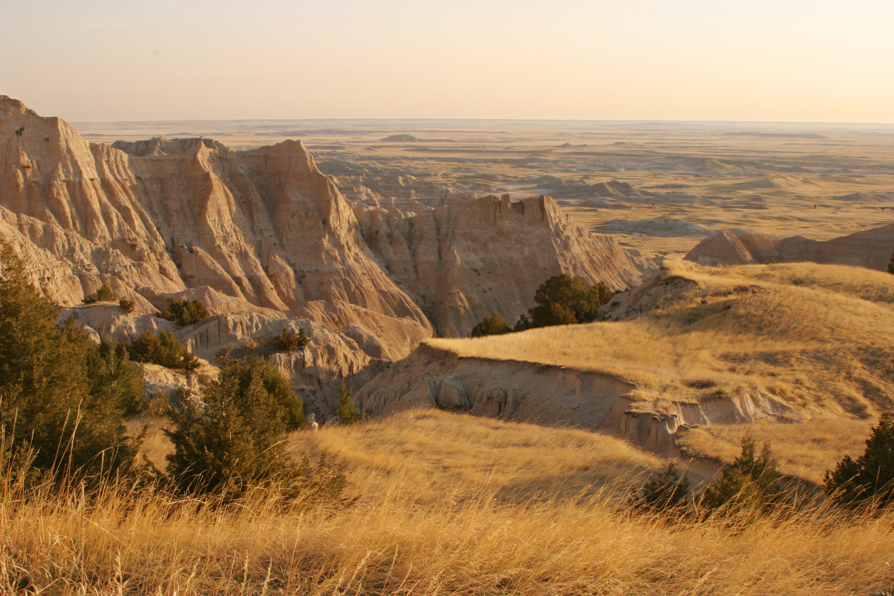 Millwood Pines Ahriya Badlands Landscape In Morning Light On Canvas by ...