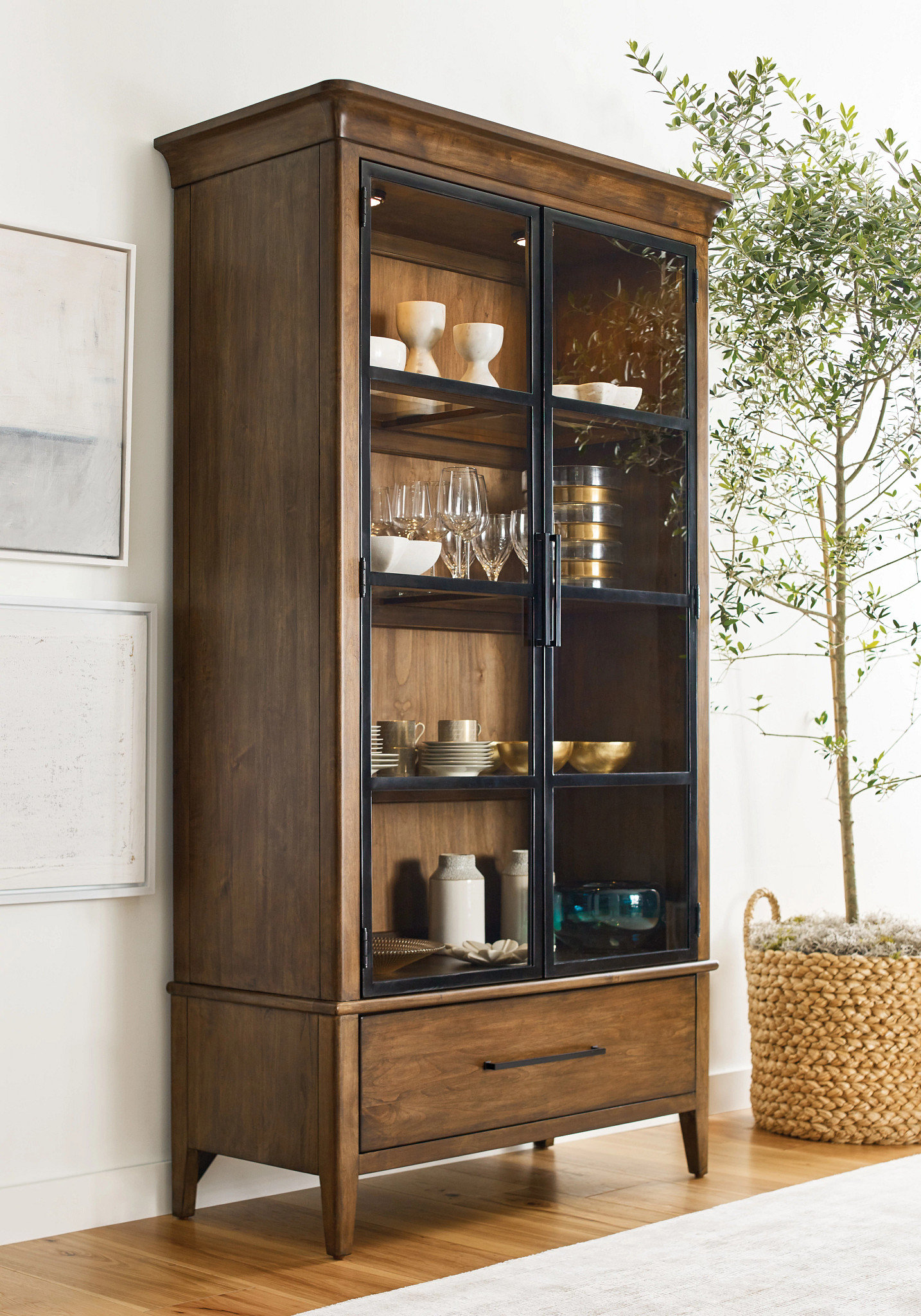 Red Barrel Studio® GILLIAN DISPLAY CABINET - COMPLETE | Wayfair