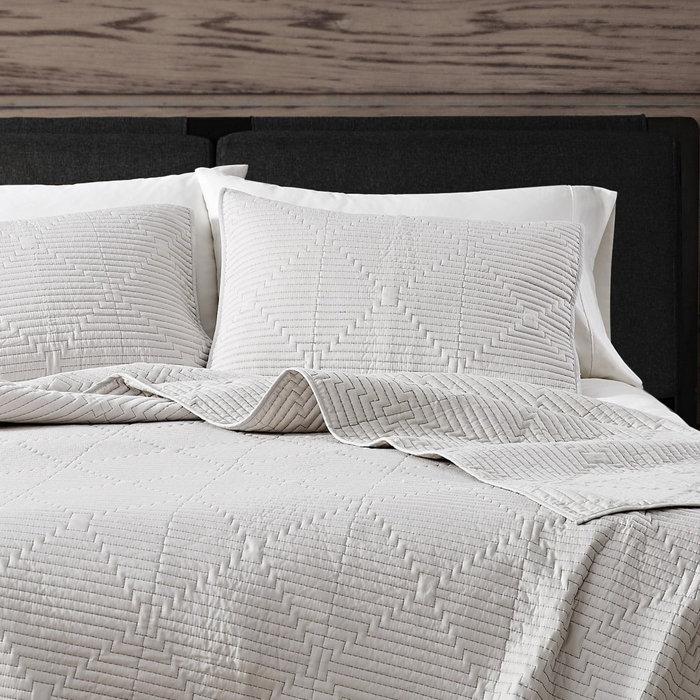 FRYE Ray Pick Stitch Embroidered Quilt Set & Reviews | Wayfair