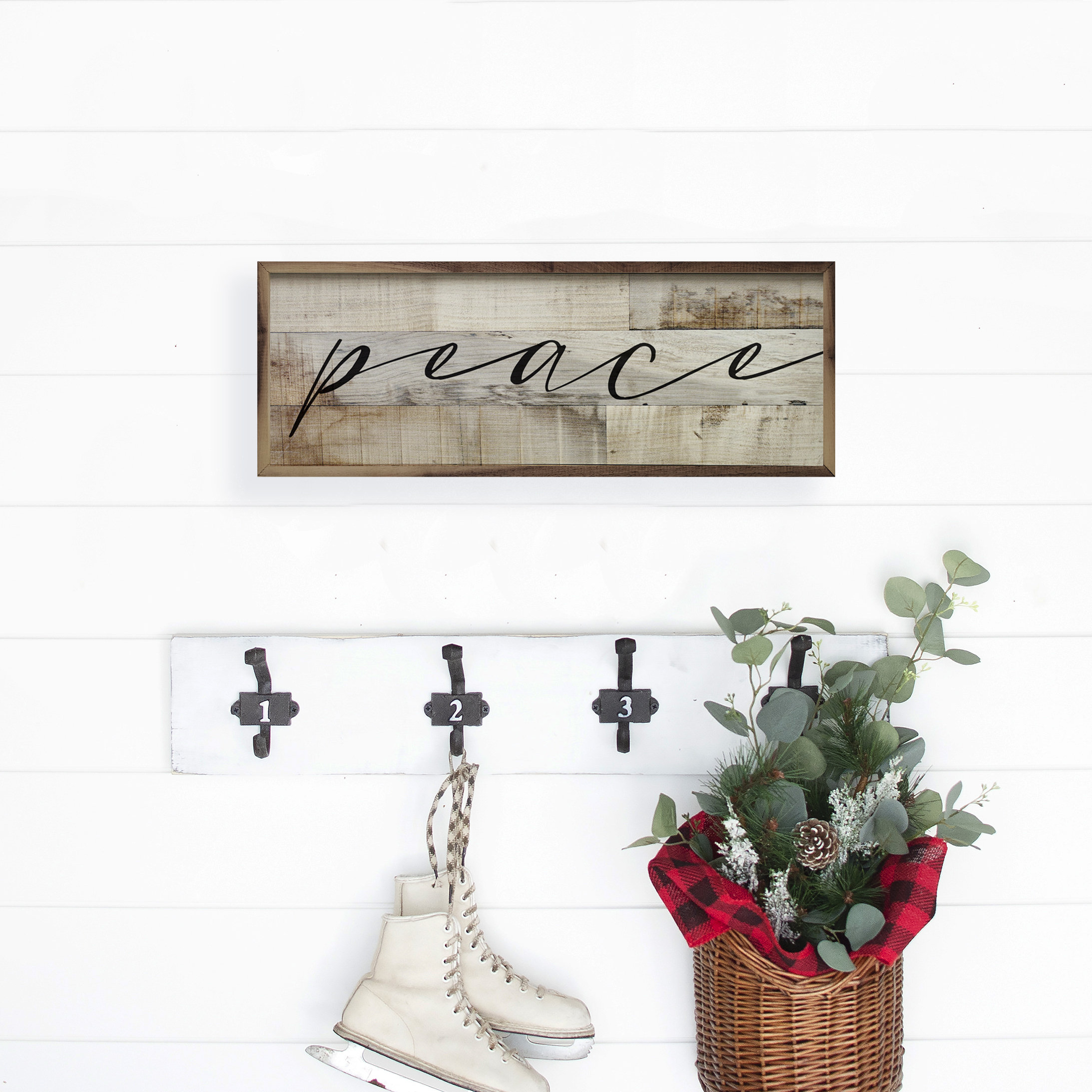 The Holiday Aisle® Peace Whitewash - Wayfair Canada