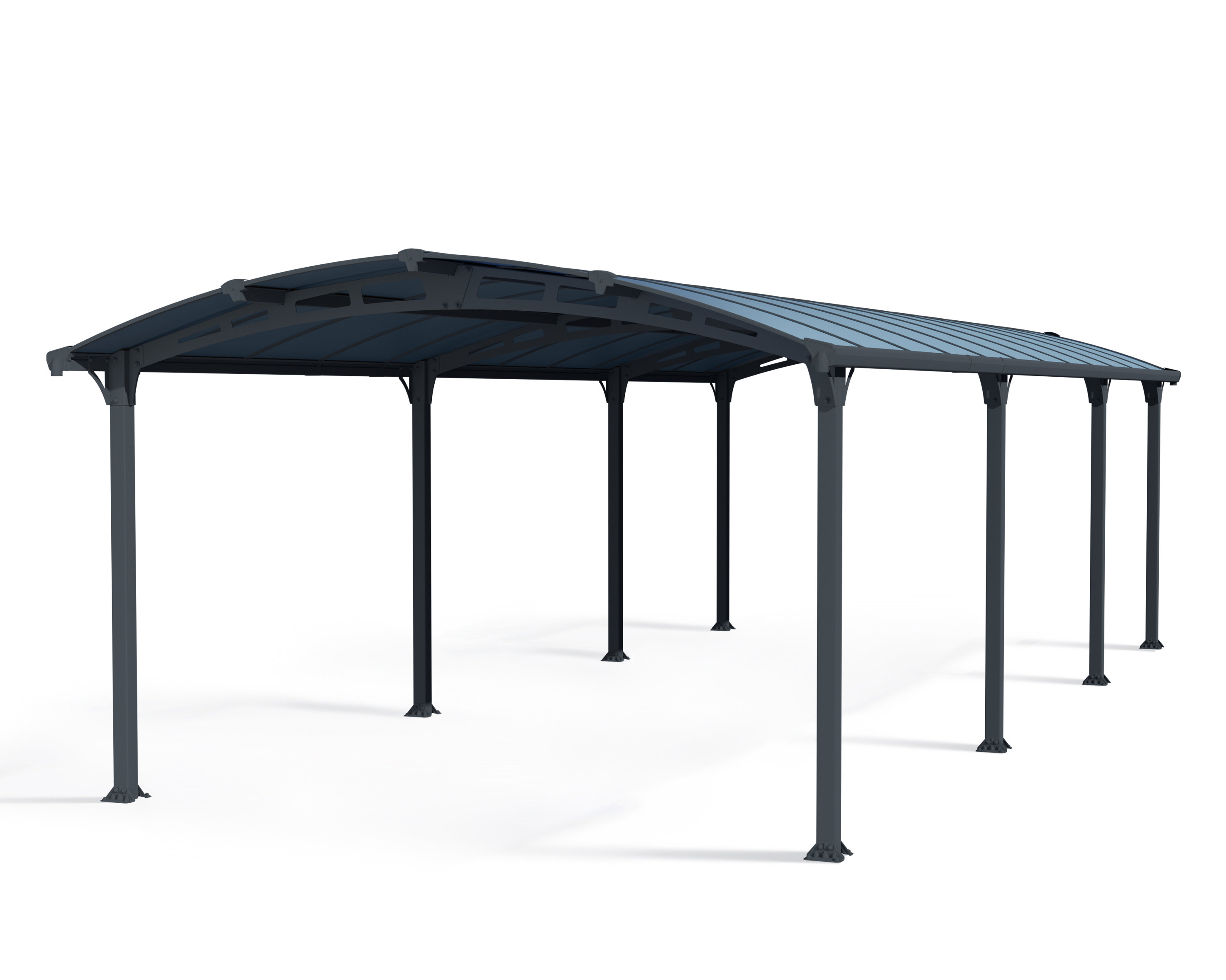 Canopia Palram - Canopia Arcadia 12' W x 28' D Canopy Gray | Wayfair