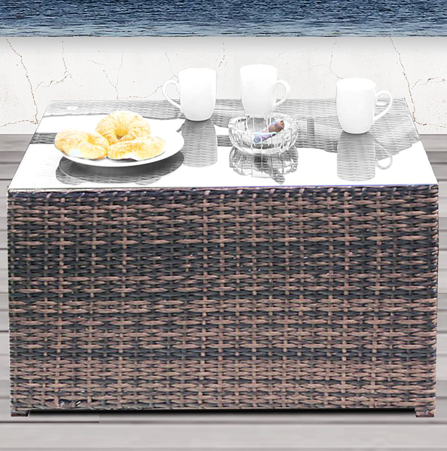 Latitude Run® Rectangular Patio Coffee Table - Wayfair Canada