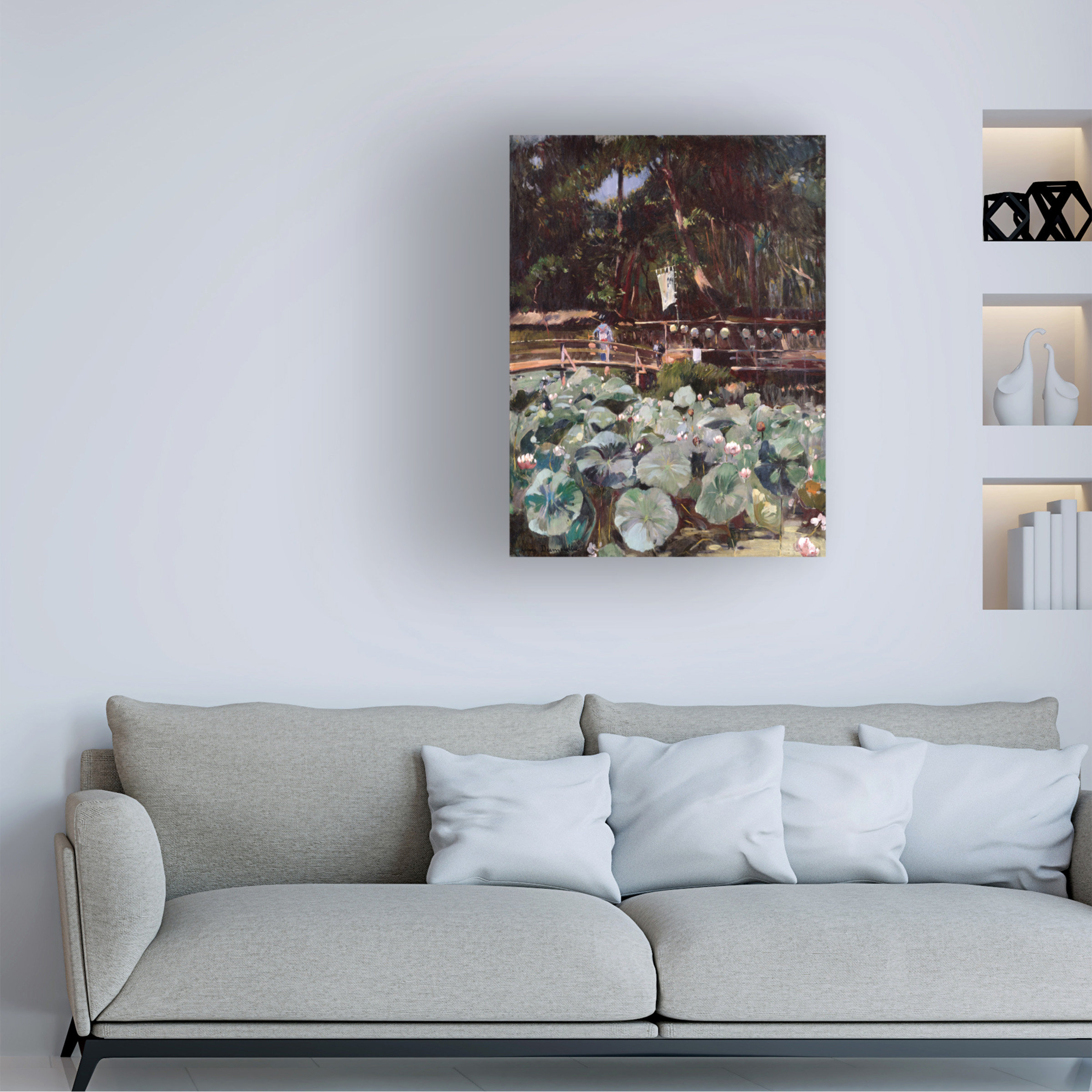 Winston Porter Marcus Jules Water Lilies Canvas Art | Wayfair