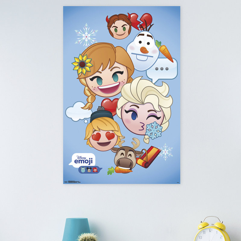 Trends International Disney Emoji - Frozen Paper Print | Wayfair
