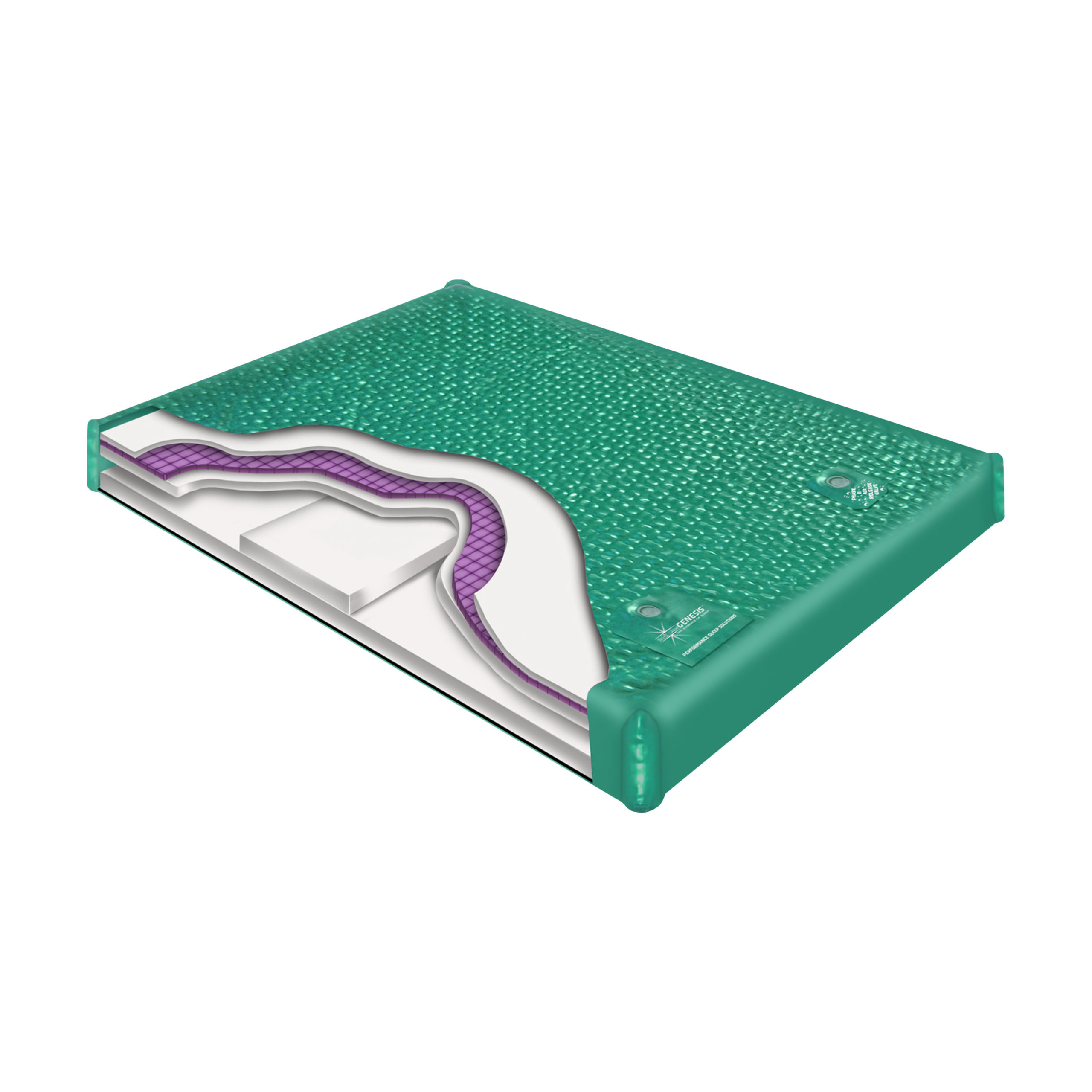 Innomax Genesis 800 Ultra 9'' Waveless Deep Fill Hard-Side Waterbed ...