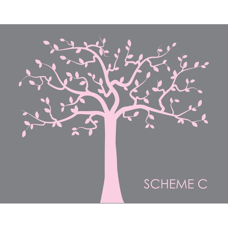 Wall Decal Source Trees & Flowers Non-Wall Damaging Wall Decal | Wayfair