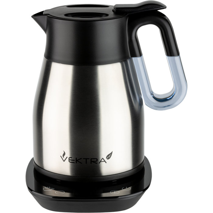 Vektra 1.2L Stainless Steel Electric Kettle, Eco-Friendly, Retains Heat ...
