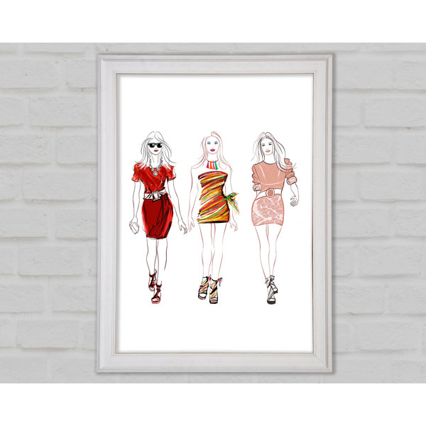 Mercer41 Catwalk Dresses - Single Picture Frame Print | Wayfair.co.uk