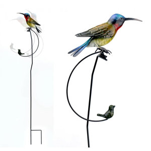 Arlmont & Co. Hummingbird Kinetic Rocking Motion Stake | Wayfair