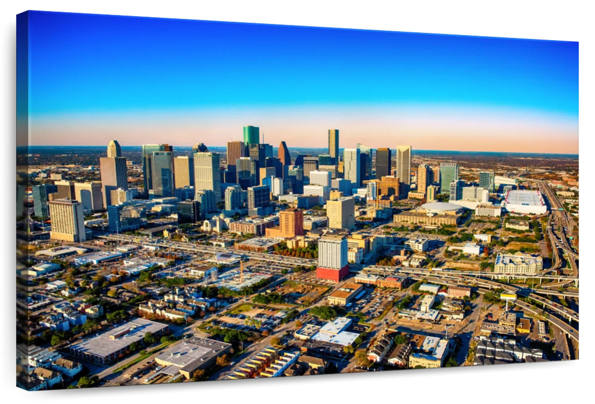 Ebern Designs Houston Cityscape View | Wayfair