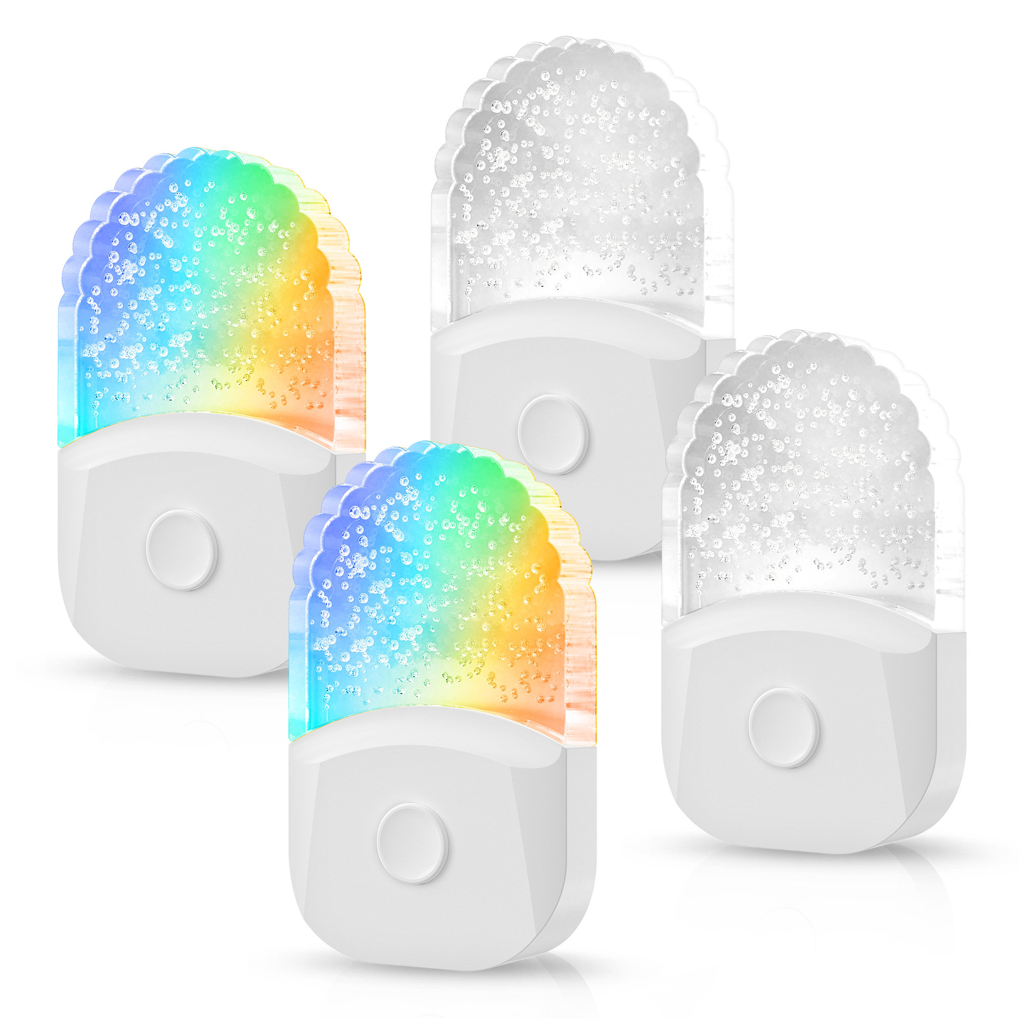 woxeon LED Night Light Dimmable With RGB Mode,3000K Wall Sconces ...