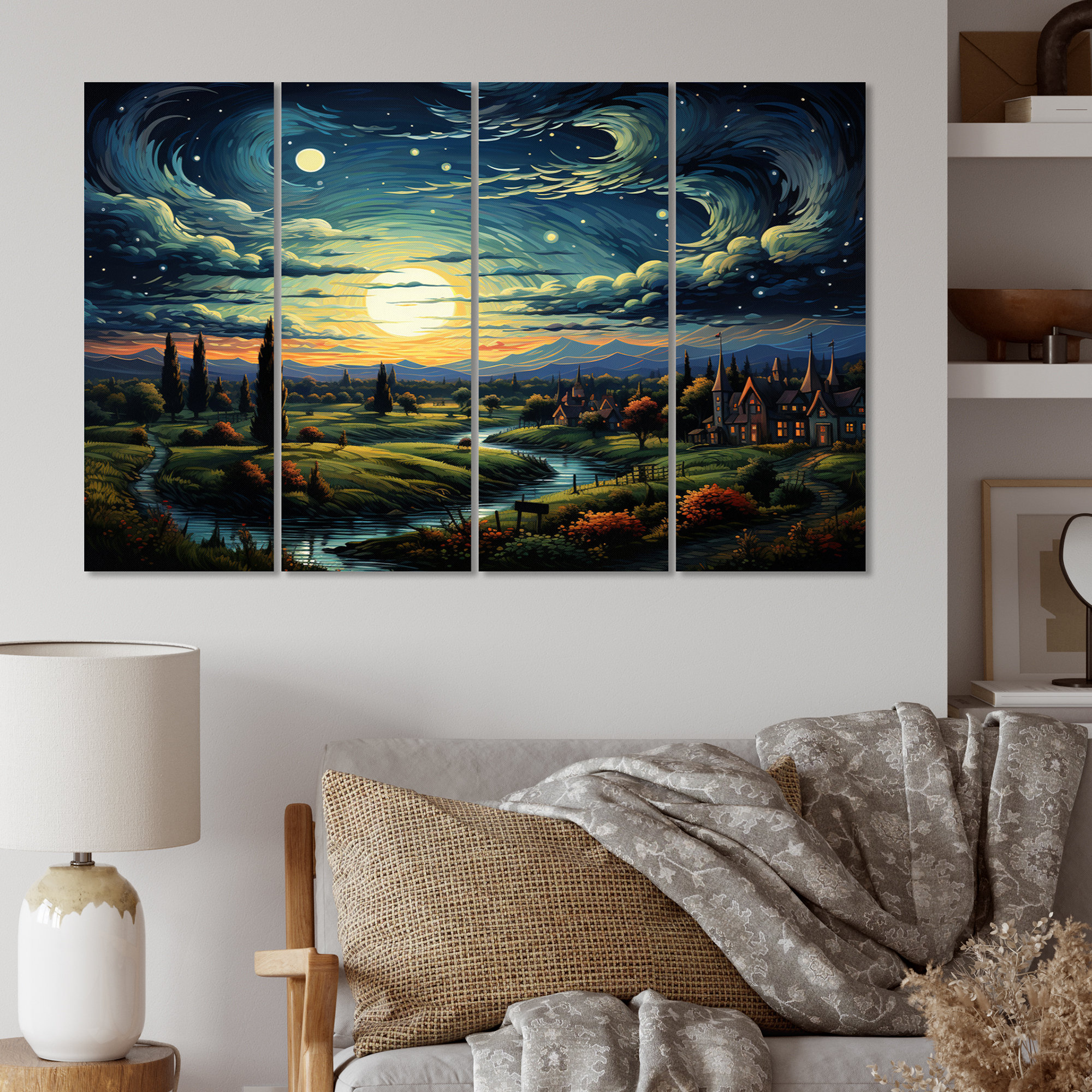 Winston Porter Masterpiece The Starry Day By Vincent IV On Canvas 4 ...