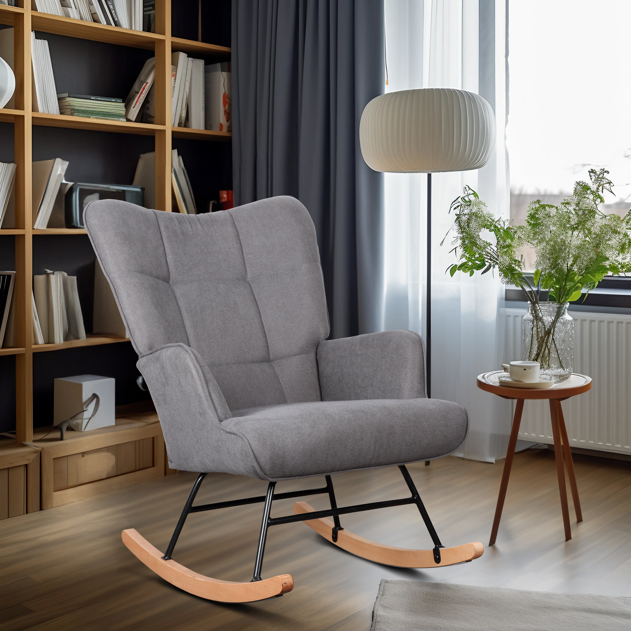 George Oliver Jamyra Rocking Chair | Wayfair