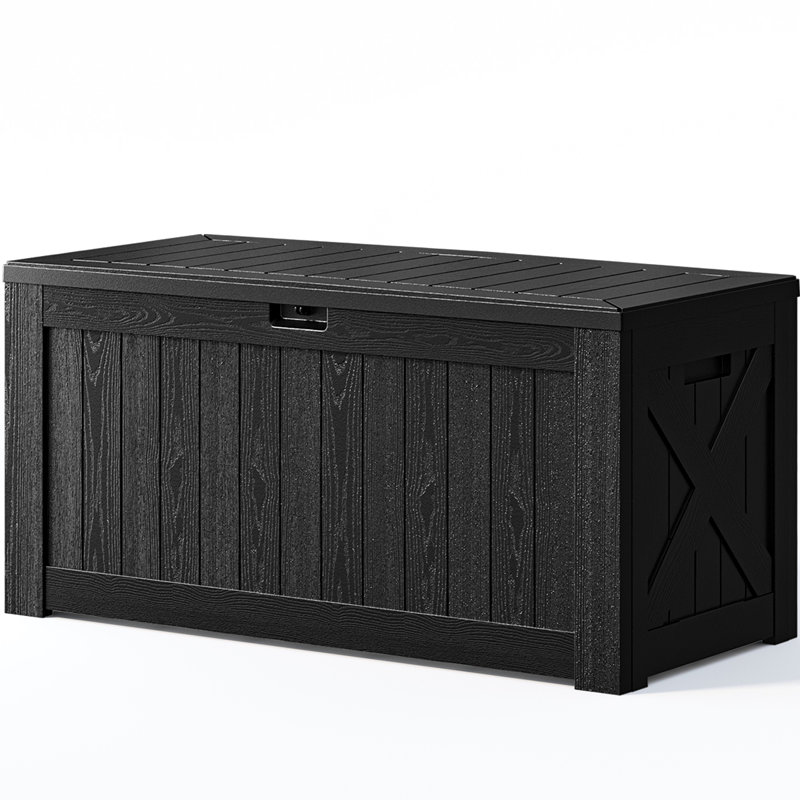 Patiowell 120 Gallons Water Resistant Lockable Deck Box & Reviews | Wayfair