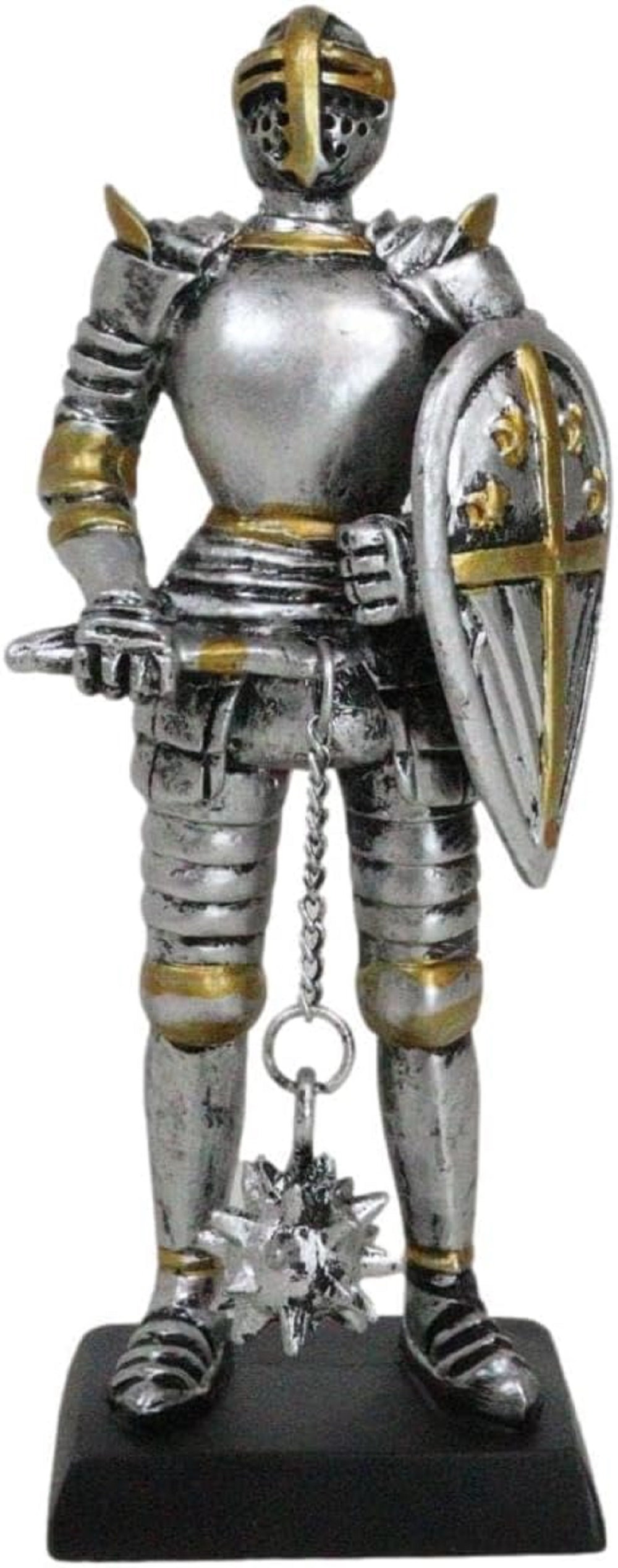 Winston Porter Medieval Valiant Knight Suit Of Armor Morning Star Club ...