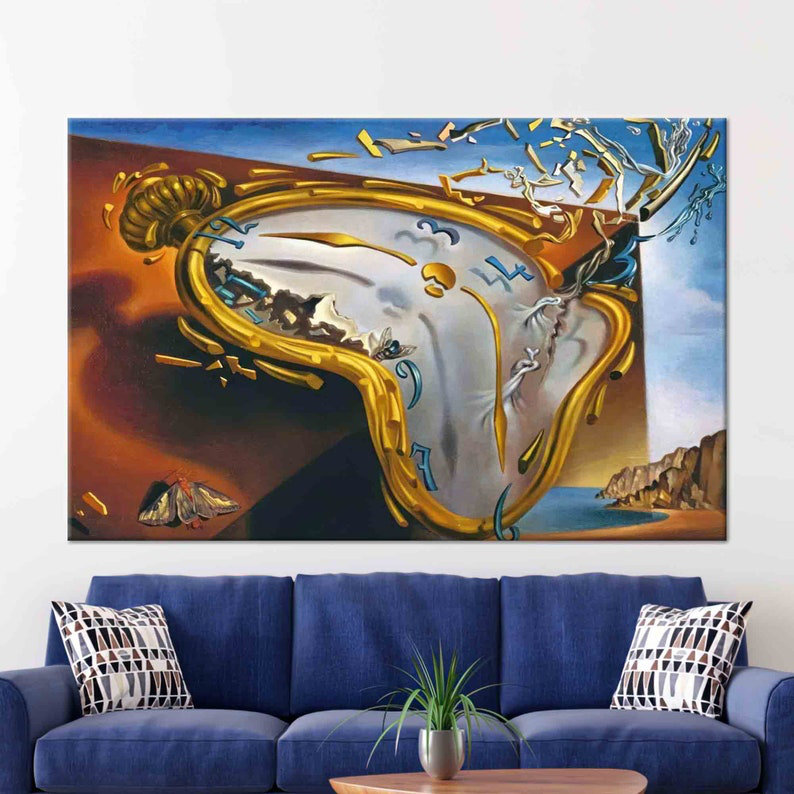 kayra export Salvador Dali Surrealism Wall Decor - Handmade Canvas ...