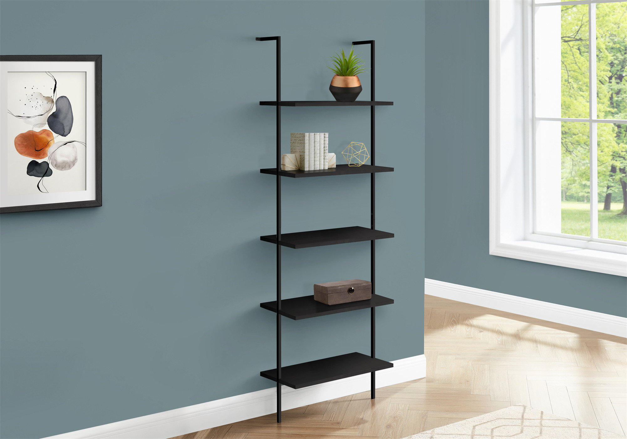 Ivy Bronx Versatile 5-Tier Open Display Shelves For Office, Bedroom ...