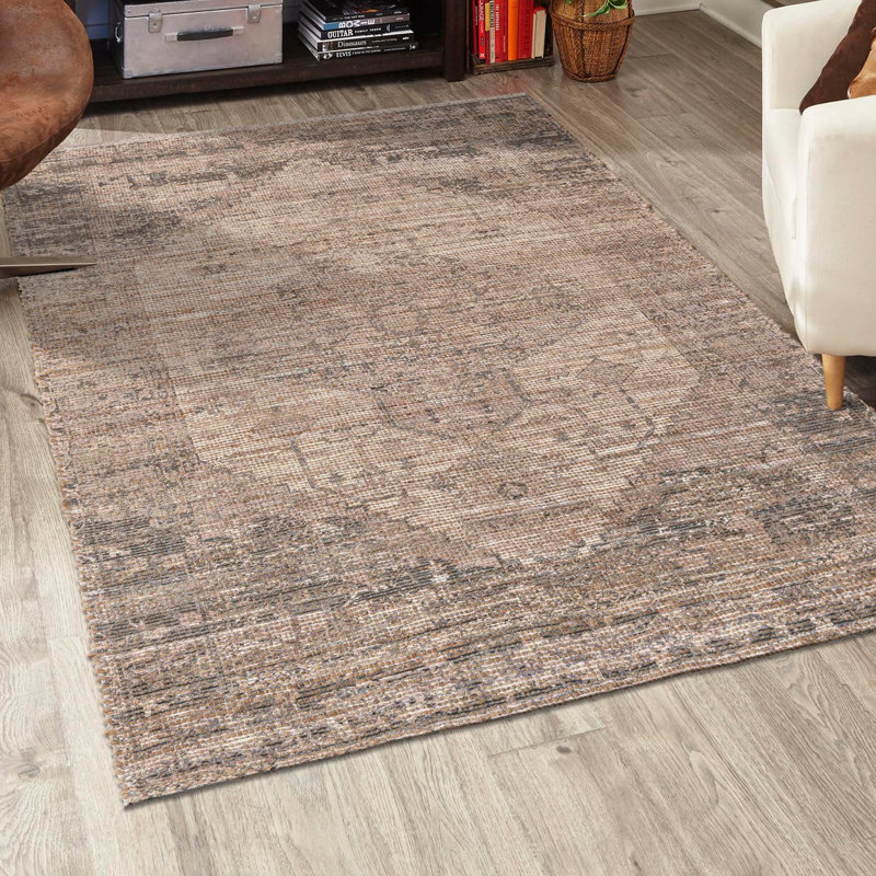 Langley Street Watkin Handmade Hand Loomed Natural/Light Brown Rug ...
