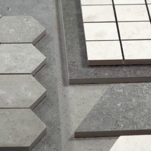 Bond Tile Iris Porcelain Large Format Tile 47" x 47" Porcelain Singular ...