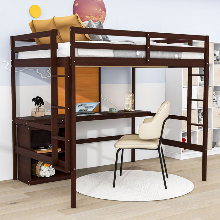 Harriet Bee Hayott Kids Loft Bed | Wayfair