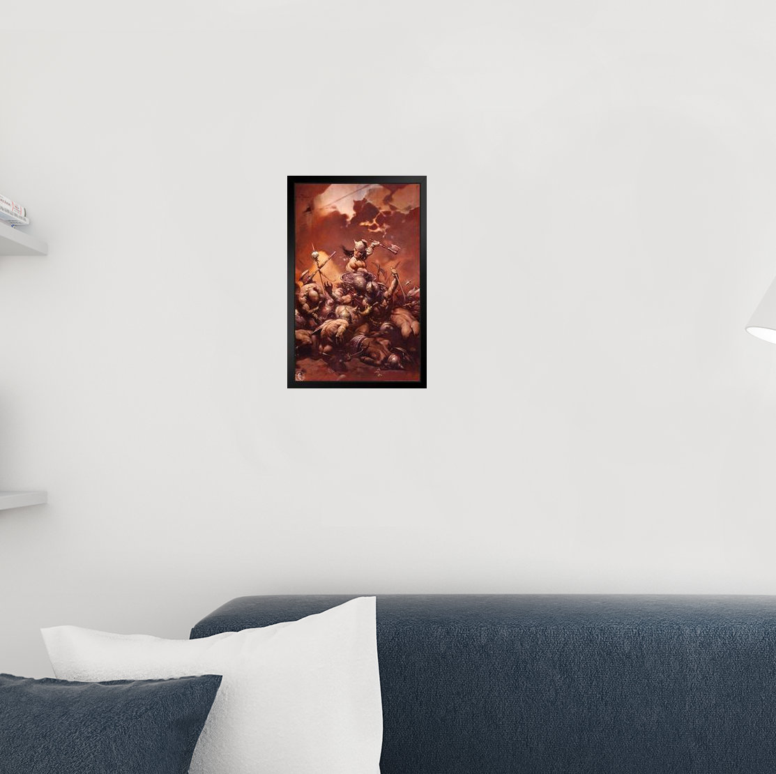 Trinx The Destroyer By Frank Frazetta Wall Art Gothic Fantasy Decor ...