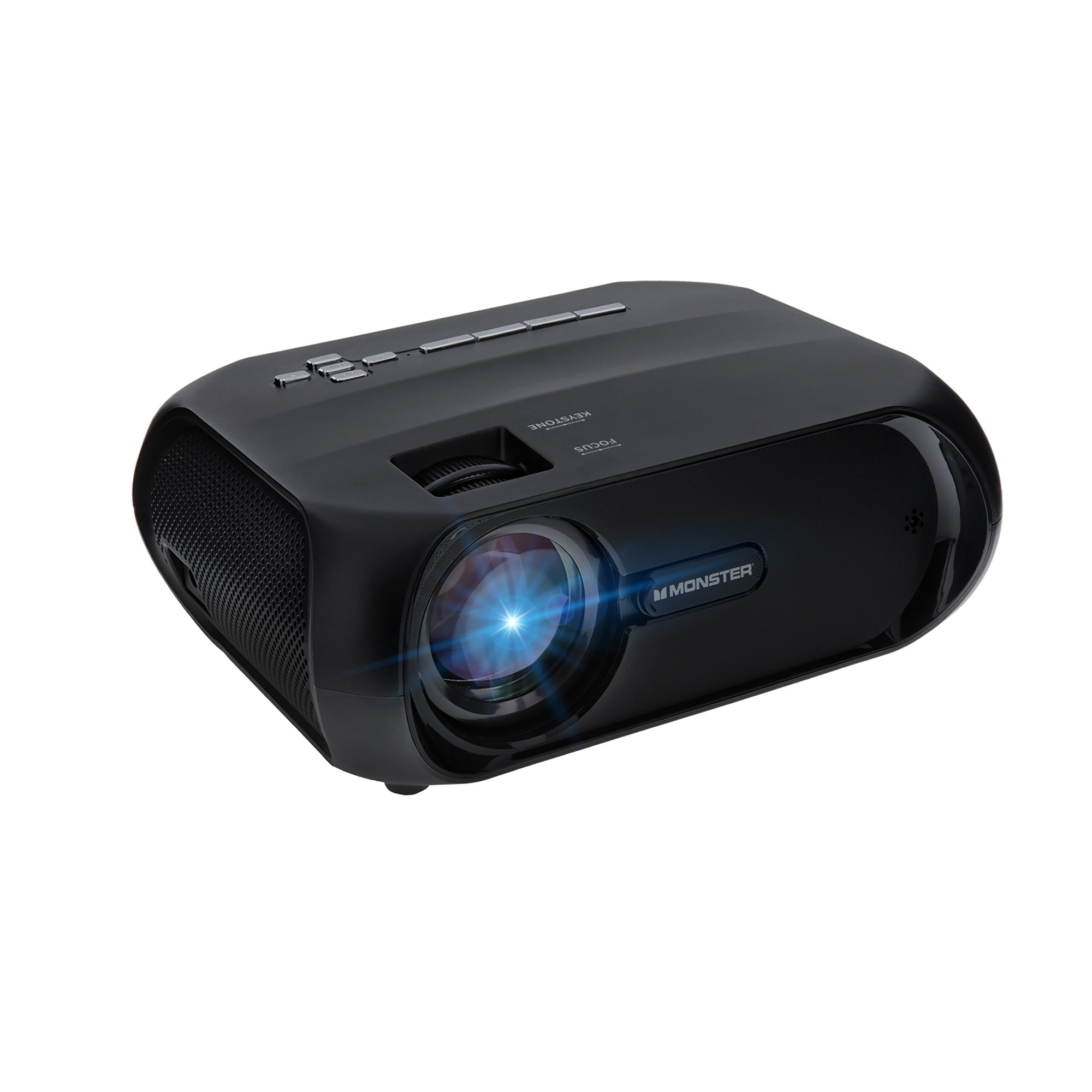 Monster Image Pro 720 HD Extra-Bright LCD Projector, 2000 Lumens ...