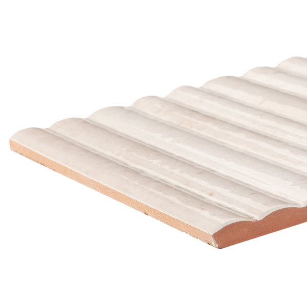 TileBar Curve Fluted 6X12 3D Glossy Ceramic Tile | Perigold