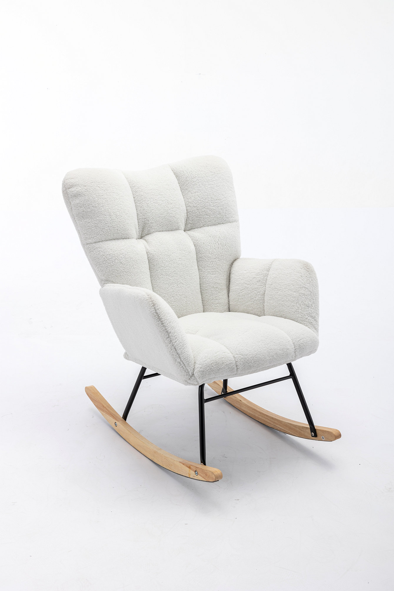 George Oliver Teddy Fabric Rocking Gilder Nursery Chair | Wayfair