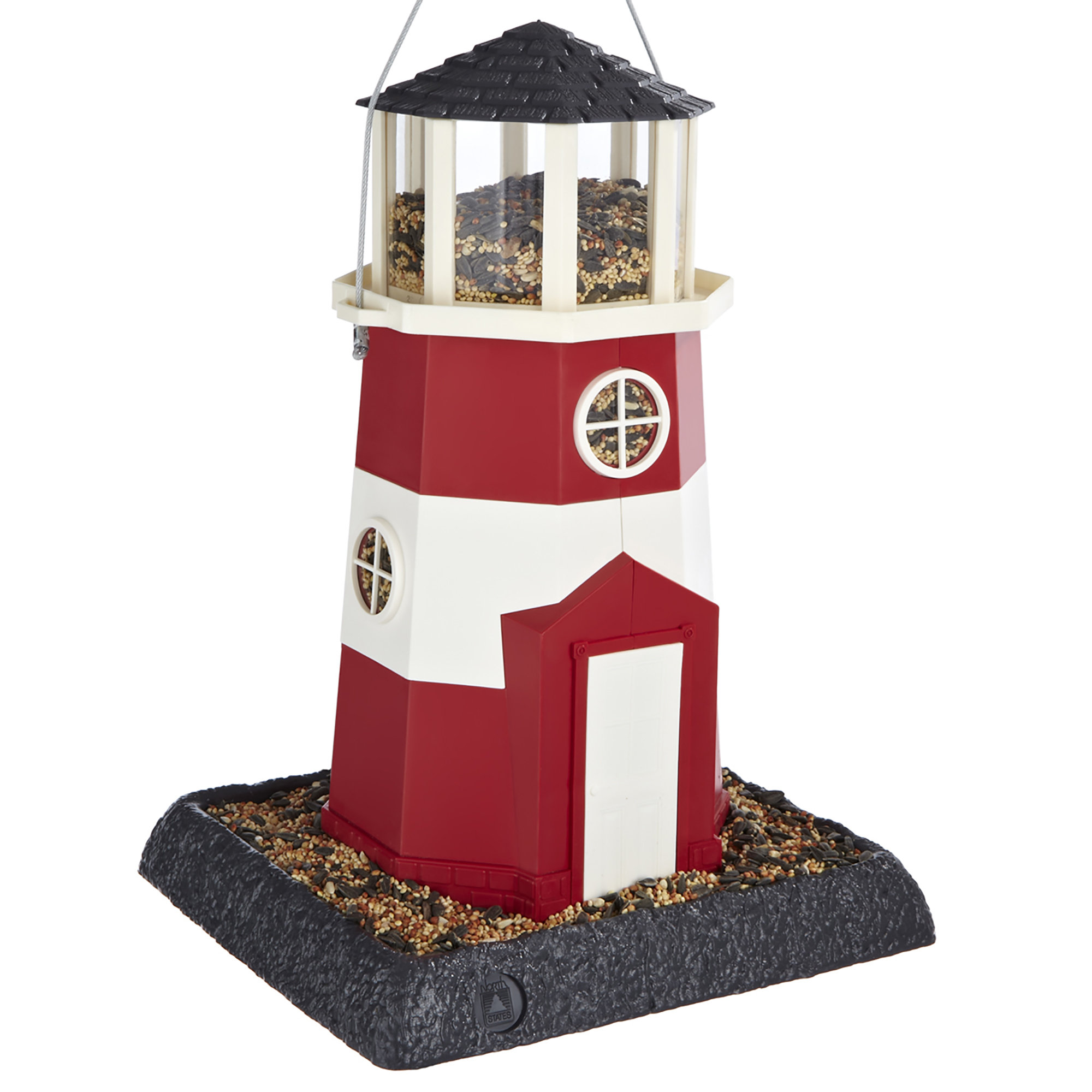 North States Shoreline Lighthouse Tube Bird Feeder & Reviews - Wayfair ...