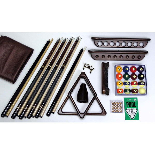 The Level Best Wood Pool Table Accessory Kit | Wayfair