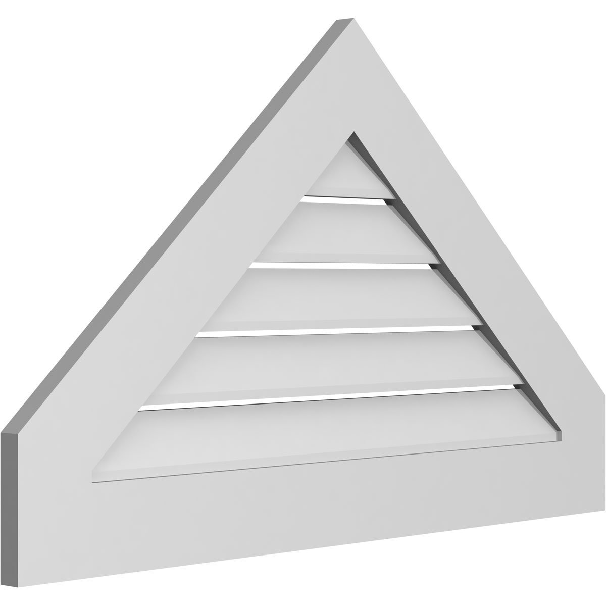 Ekena Millwork Peaked Surface Mount Signature Urethane Functional Gable ...