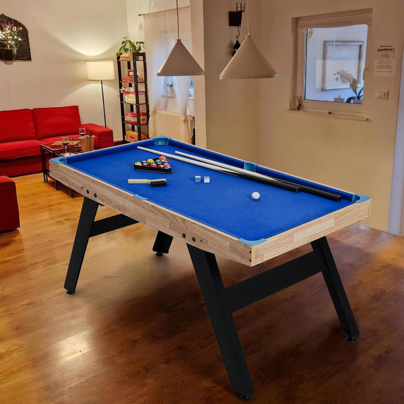 gaomon 48" Pool Table Portable Billiards Table For Kids And Adults Mini ...