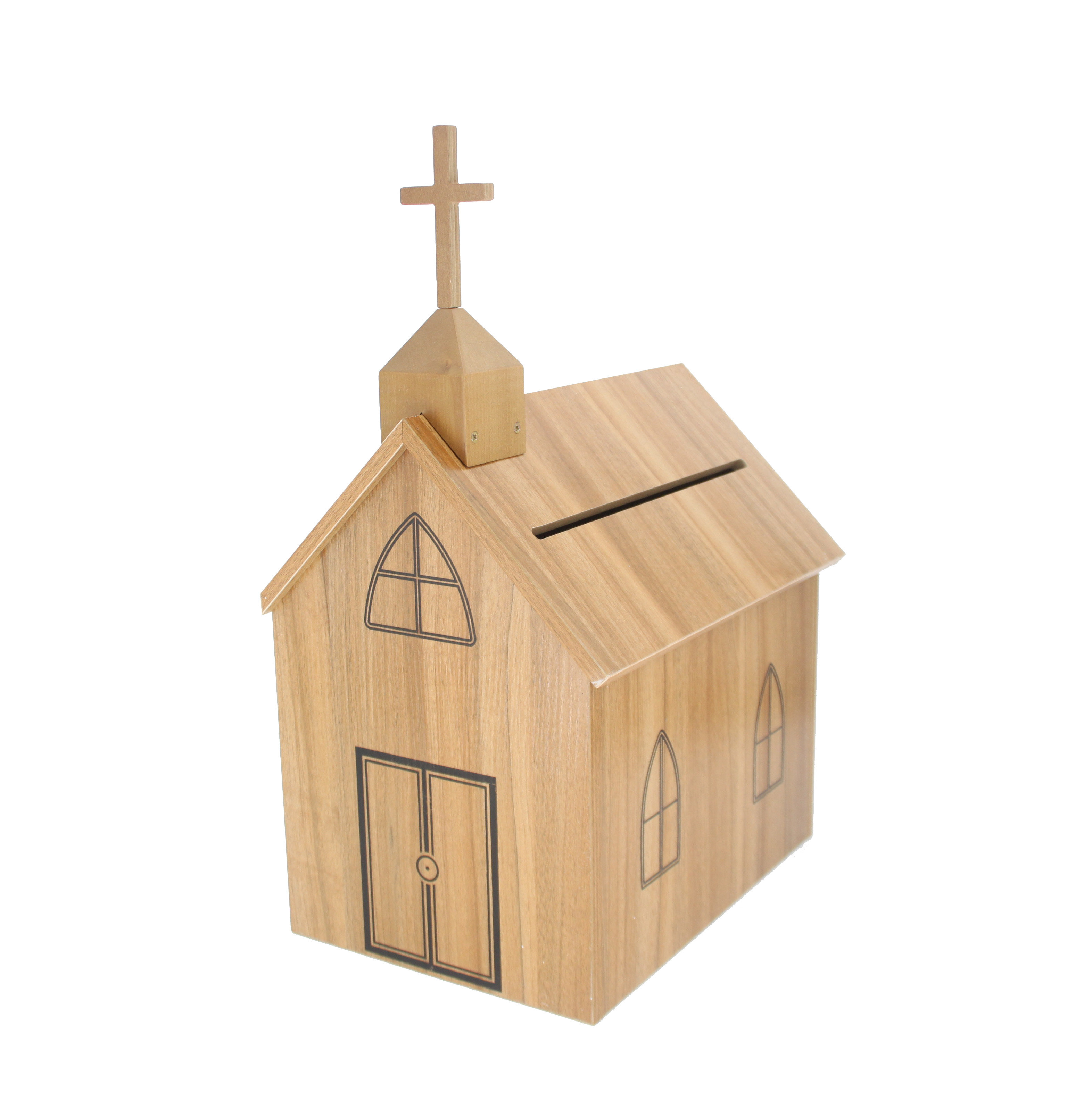 Fixturedisplays® Church Steeple Box Collection Box Tithing Donation Box ...