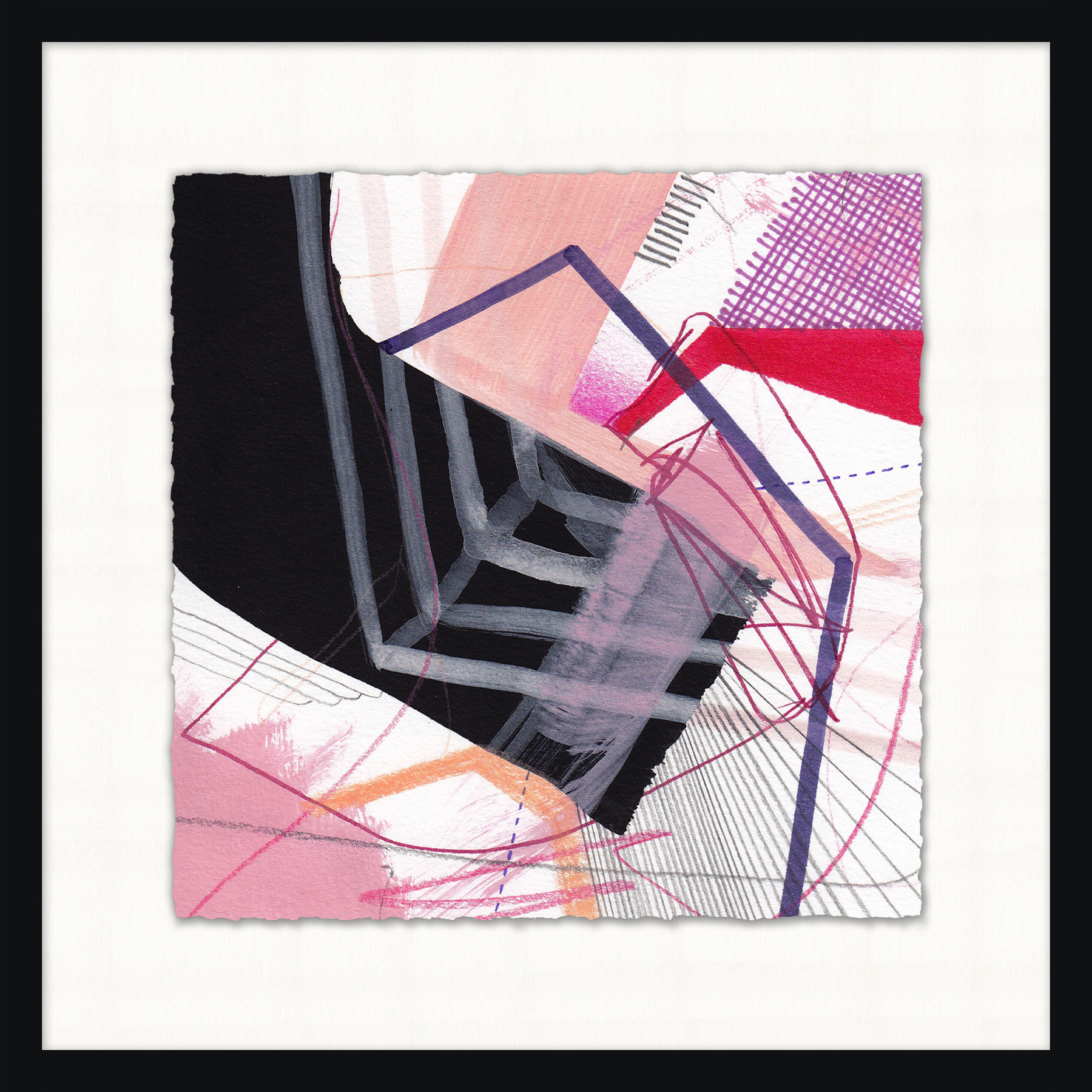 Wendover Art Group Tiny Drawing 1 - Picture Frame Graphic Art on Paper ...