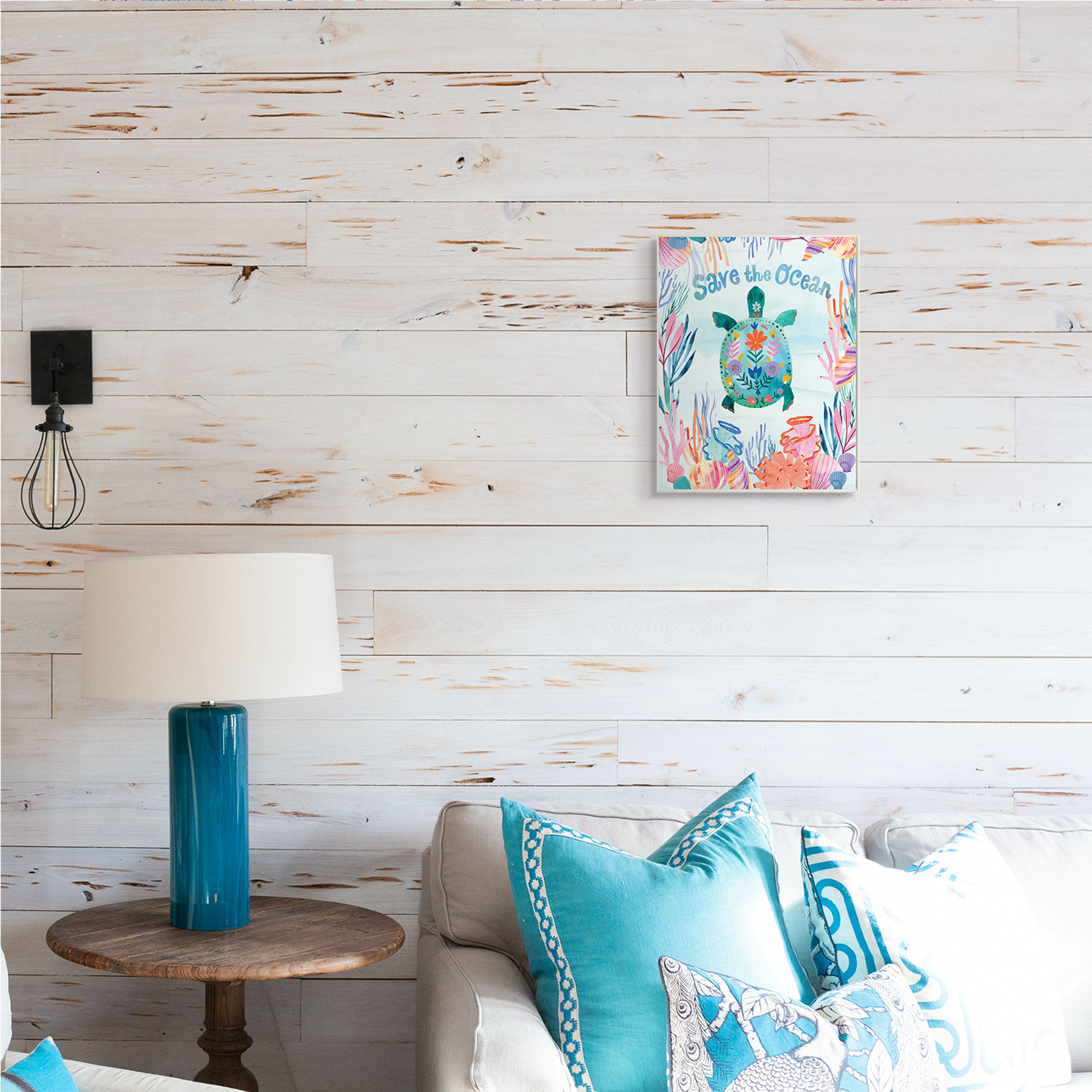 Bay Isle Home™ Save the Ocean Sentiments Floral Pattern Tortoise by ...