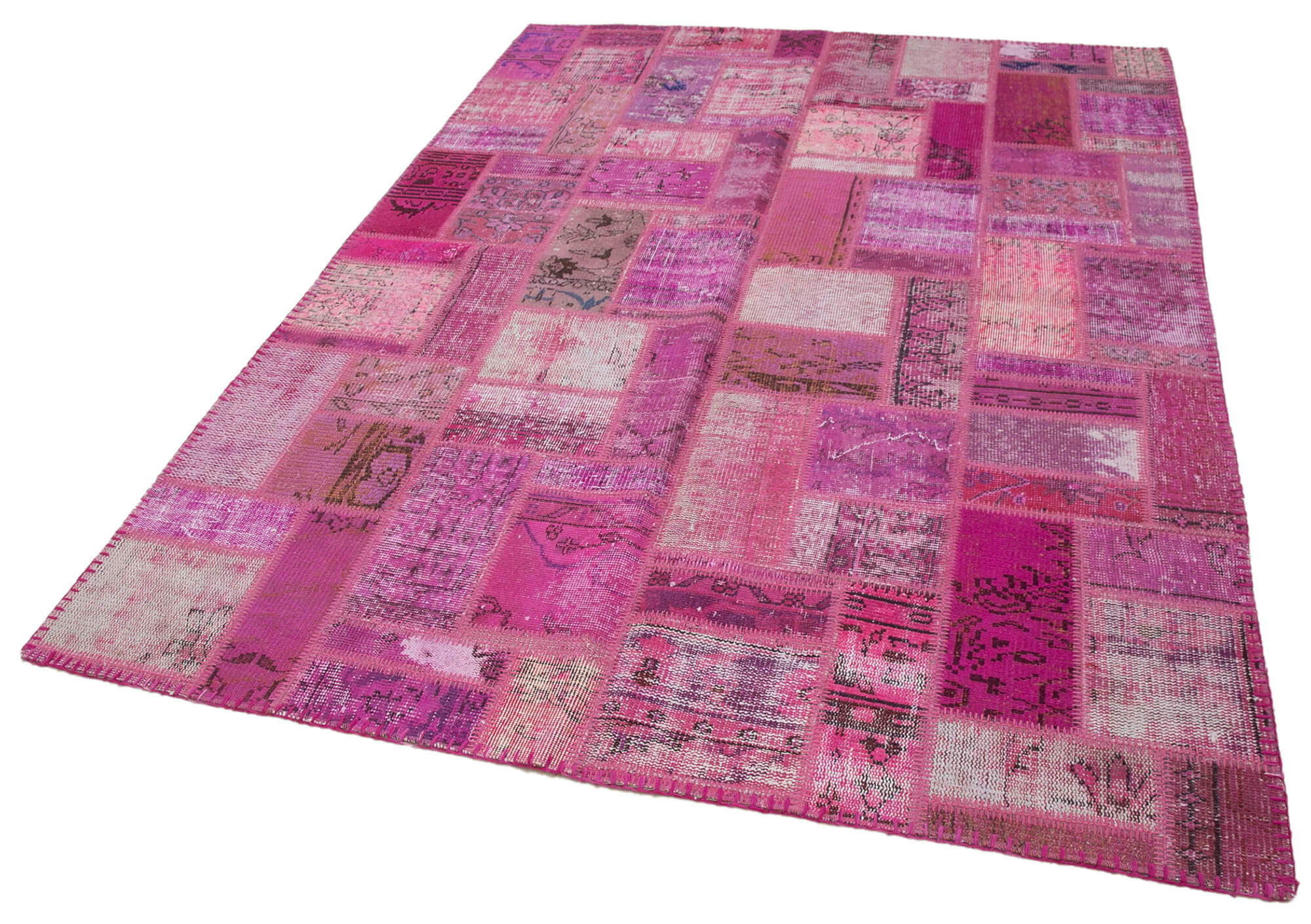 Lofy Wool Patchwork Rug | Wayfair