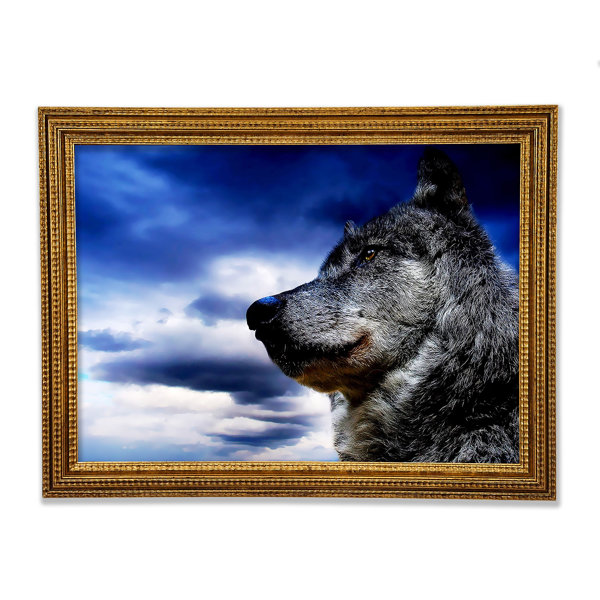 Union Rustic Wolf Skies - Single Picture Frame Print | Wayfair.co.uk