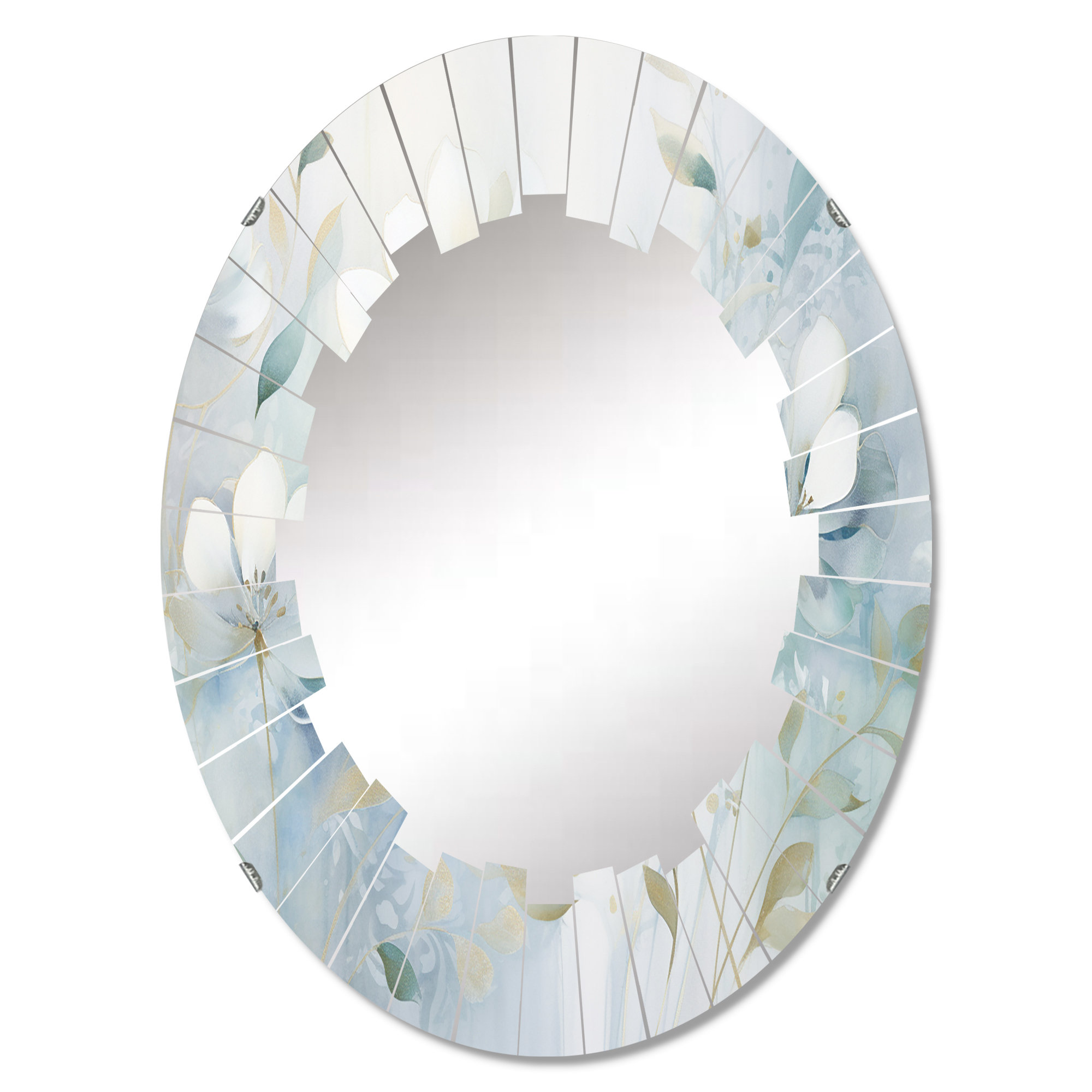 East Urban Home Vallone - Modern Wall Mirror Oval | Wayfair
