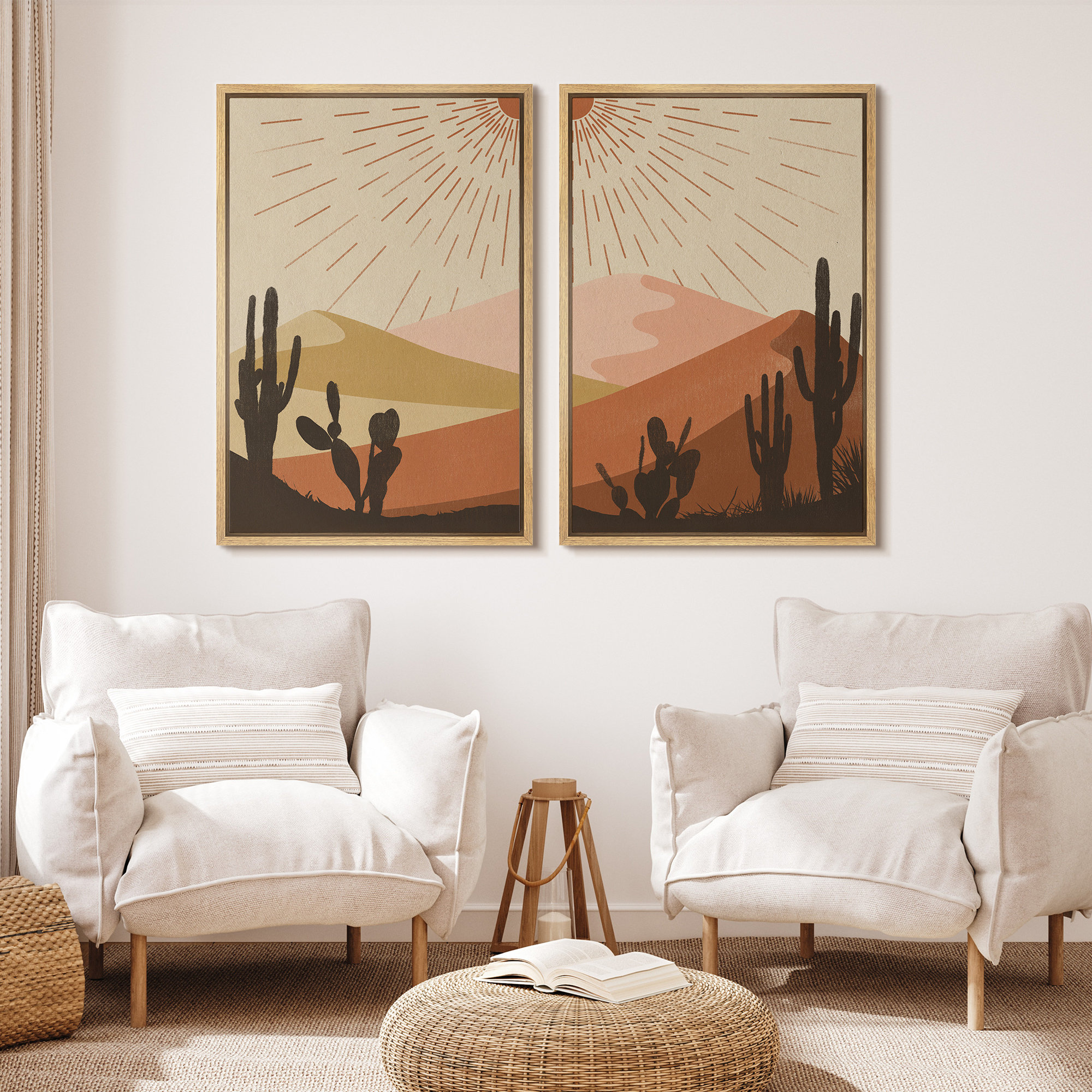 desert framed art
