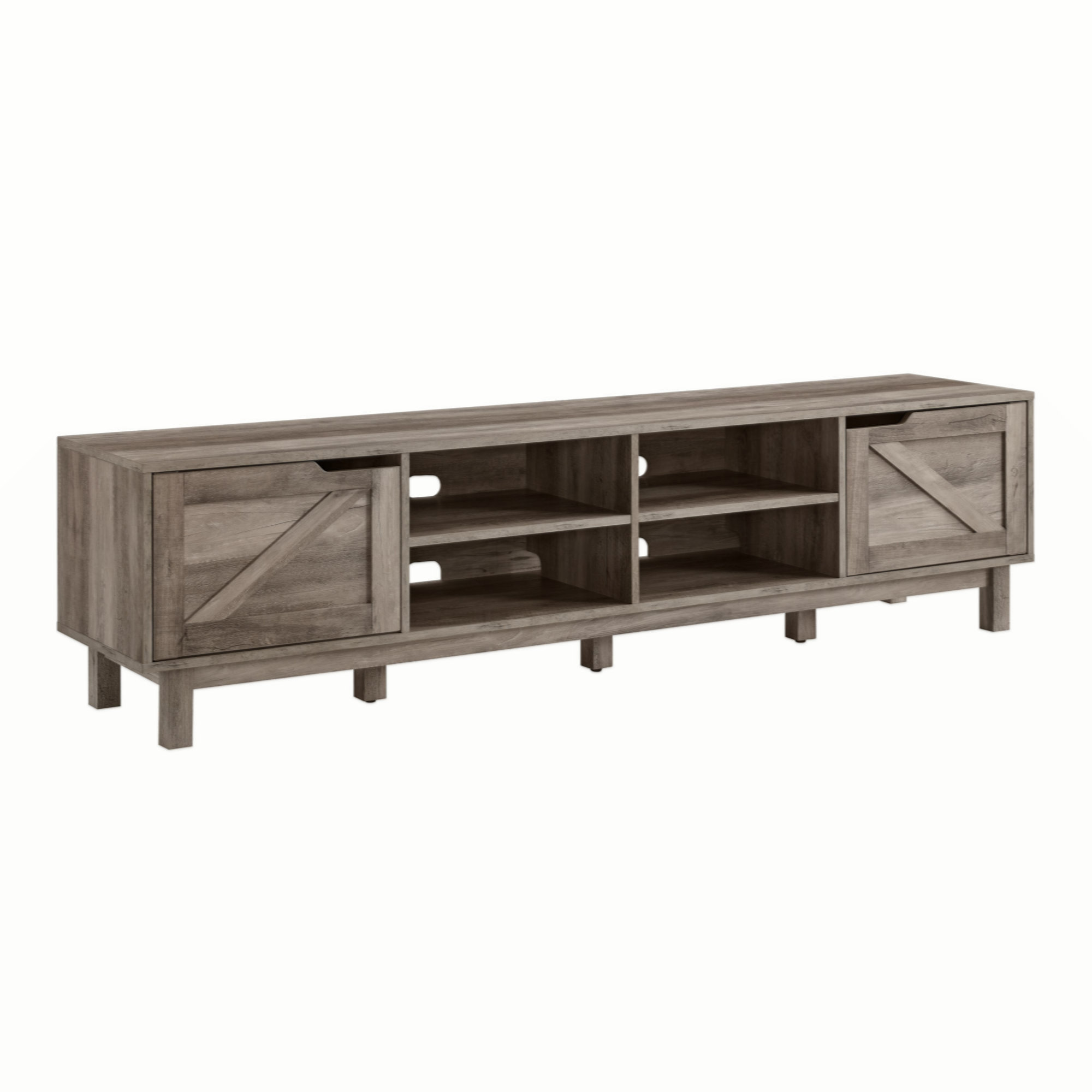 Gracie Oaks Open-Storage TV Stand For Tvs Up To 80 Inches | Wayfair