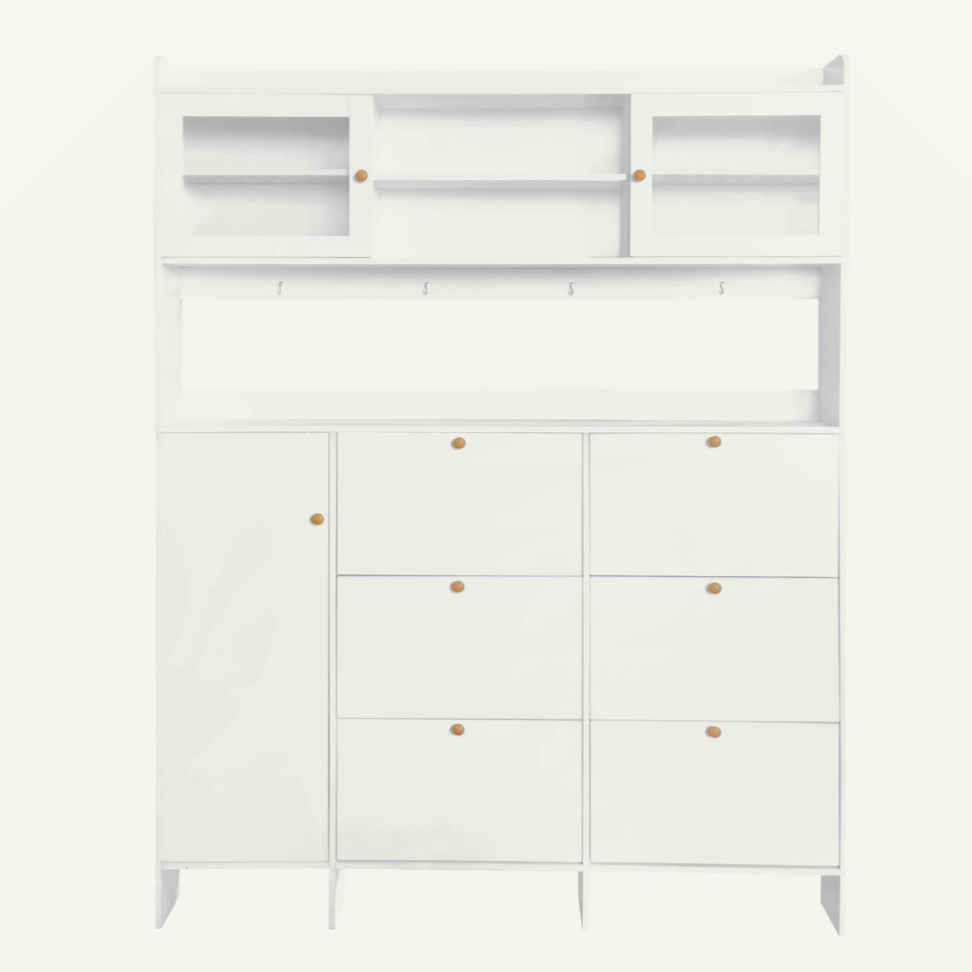 Wildon Home® Multifunctional Tipping Bucket Shoe Cabinet With Storage ...