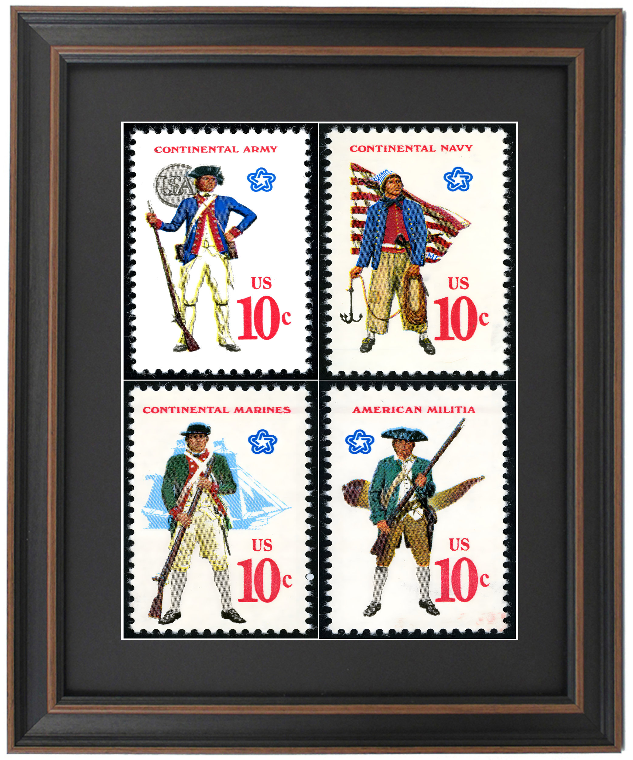 Trinx Continental Military Uniform Series 10c Stamp, Circa 1975 ...
