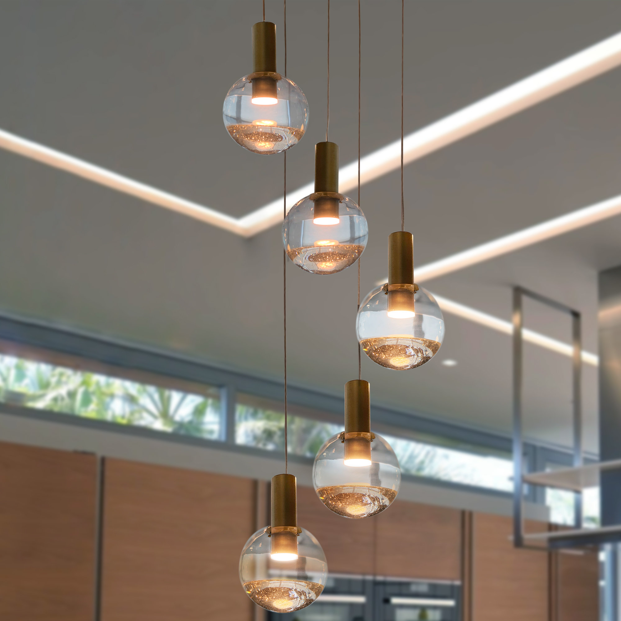 VONN Lighting Sienna 5-Light Height Adjustable ETL Certified Integrated ...